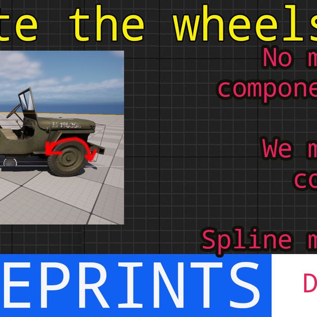 Ue Short Tutorials Rotate Wheels Without Movement Component Use