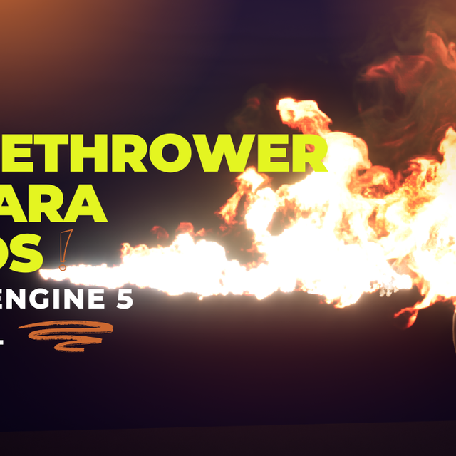 Crafting The Ultimate Flamethrower Effect With Niagara Fluids In Unreal