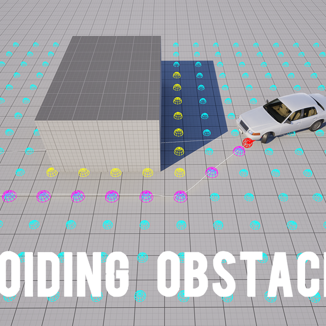 Unreal Engine AI Vehicle Tutorial Avoiding Obstacle System Community