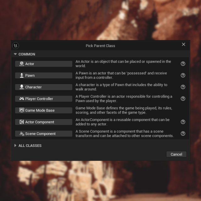 Blueprint Classes | Community tutorial