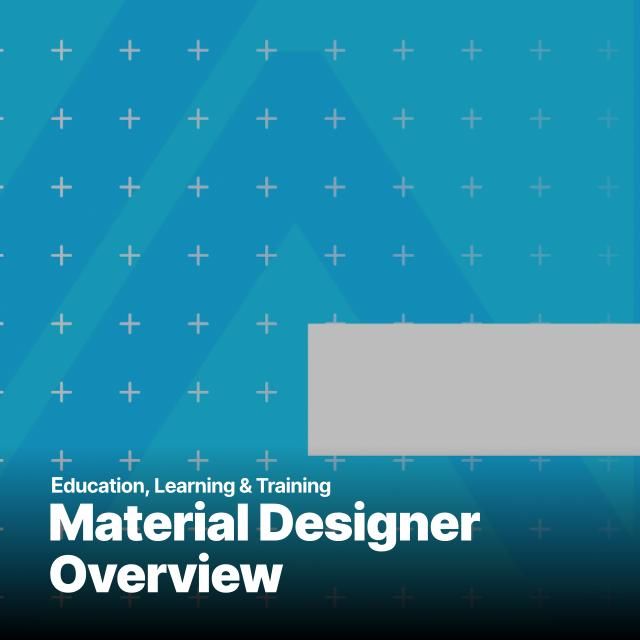 Material designer overview | Tutorial