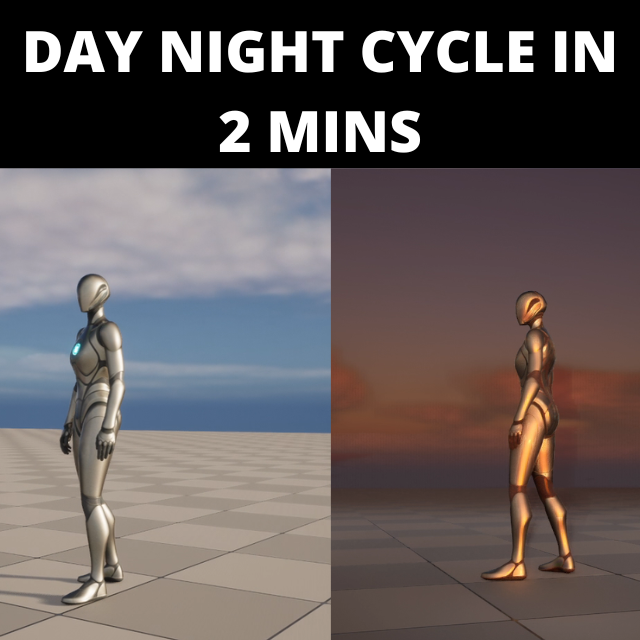 How to Make a Quick Day-Night Cycle in Less than 1 Min in Unreal Engine 5 | Community tutorial
