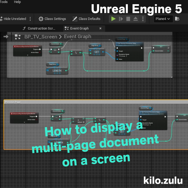 How to display a multi-page PDF on a screen in UE5 | Community tutorial