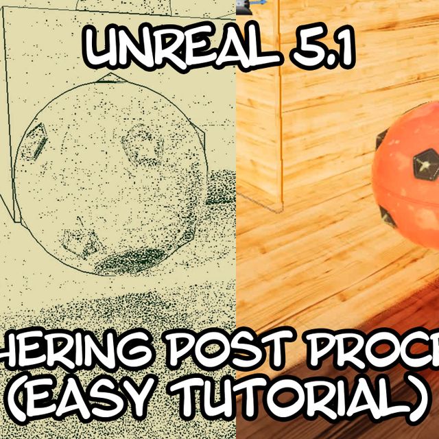 1-Bit Dithering post process shader tutorial (Easy level) | Community tutorial