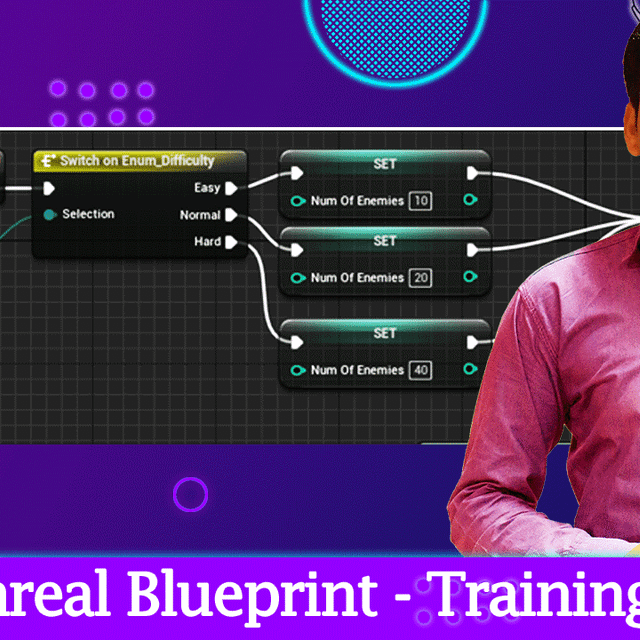 Unreal Blueprint Training 23 | Master Switch Nodes (Int, String, Enum ...