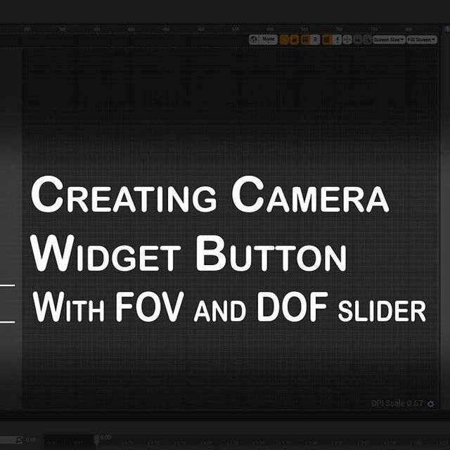 Unreal Engine 4 Arch-viz Tutorial Course part 10-8 UMG UI Designer-Creating Camera Widget Button ...