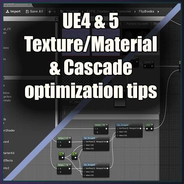 UE4/5 Texture/Material/Cascade optimization tips | Community tutorial