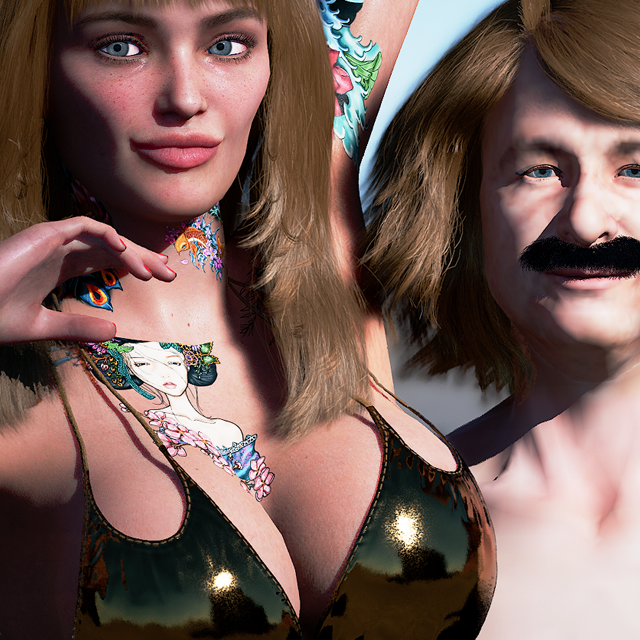 Daz3D to UE 5.4: Applying Metahuman Hair | Tutorial #2. 3rd Person Game Template With Genesis 9 ...