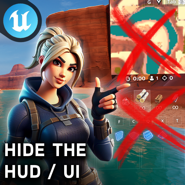 How to Hide the HUD/UI During a Cinematic - UEFN Cinematics Beginner Course | Community tutorial