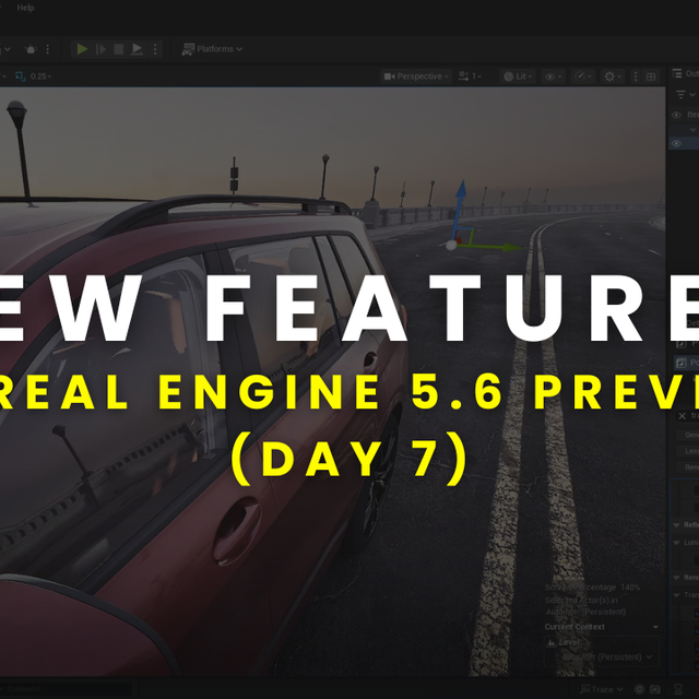 Unreal Engine 5.6 Full Beginner Course (Day 7) : UI and Raytraced Glass New Features | Community ...
