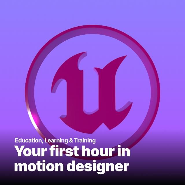 Your first hour with motion designer | Course