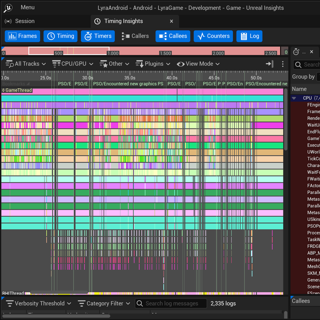 Gathering Unreal Insights Traces on Android | Tutorial