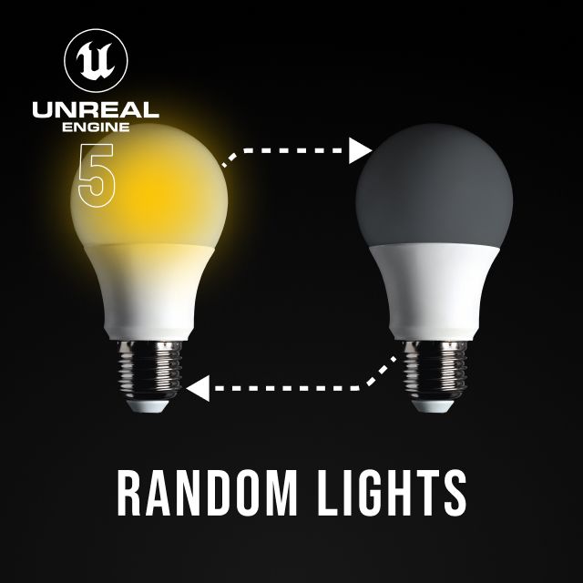 flickering light ue4