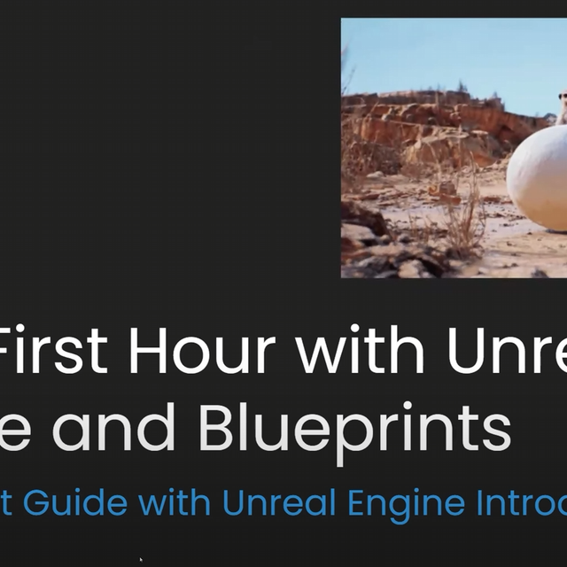 Introduction to UE & Blueprints | Community tutorial