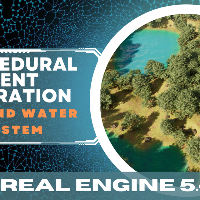 Unreal Engine 5.4: Working with PCG and Water System | Community tutorial