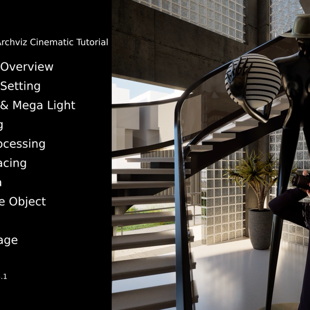 Unreal Engine Archviz Cinematic Tutorial | Community tutorial