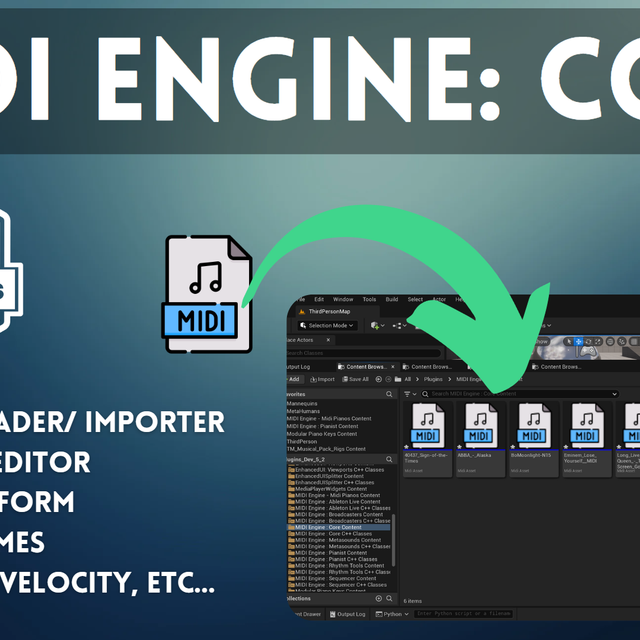 Working With MIDI Files In Unreal Engine | Community tutorial