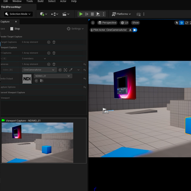 NDI workflow - Como usar NDI en Unreal 5.5 | Community tutorial