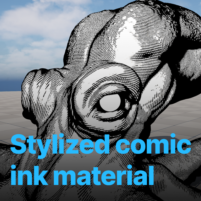 Stylized Comic Ink Material | Tutorial