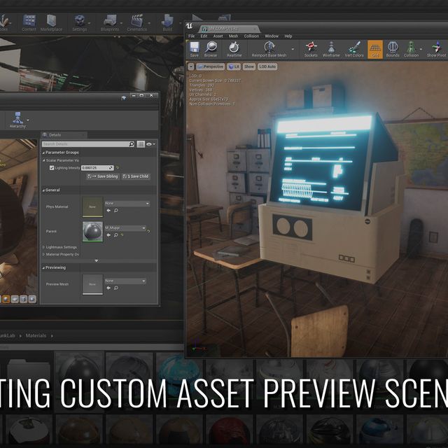 Customizing the Asset Preview Window in UE4 | Community tutorial