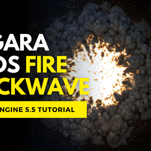 The Guide to Fire Shockwave Niagara Fluids I Unreal Engine 5.5 Tutorial | Community tutorial