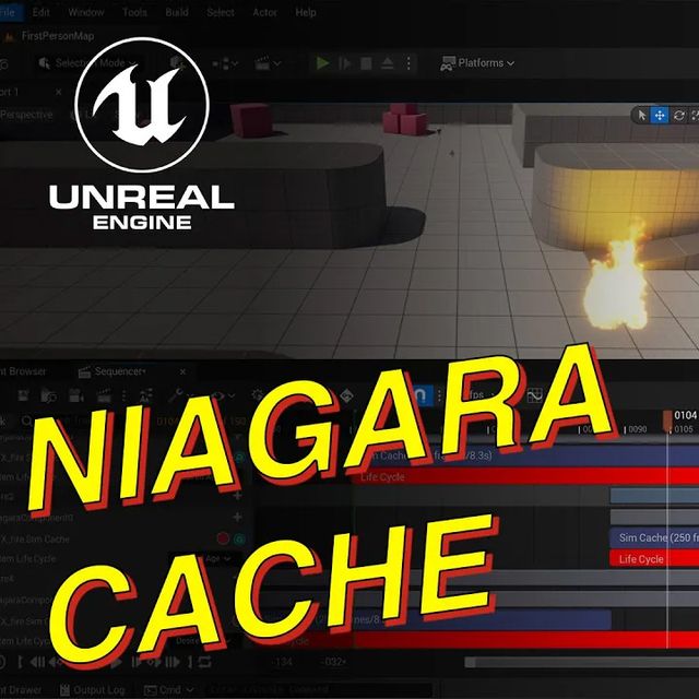 Looping VFX using Niagara Cache | Community tutorial