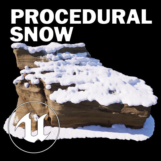 Procedural Snow Generator Tool in Unreal Engine 5 | Community tutorial