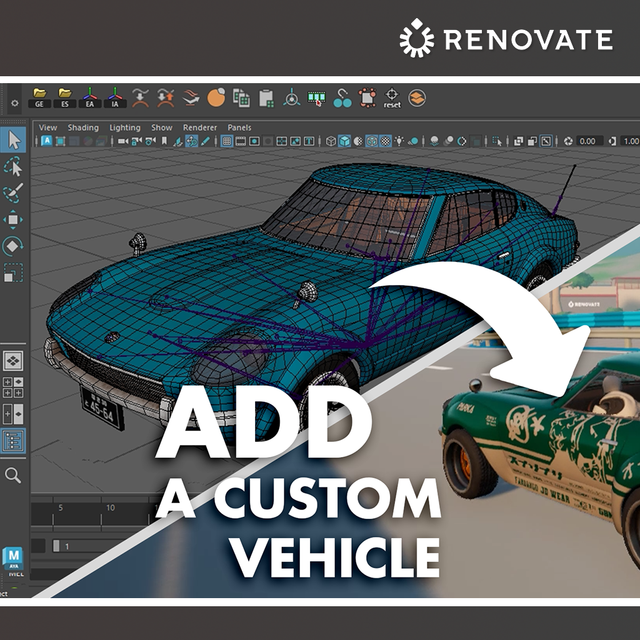 How to add a Custom Vehicle in Renovate: Vehicle Framework | Community tutorial