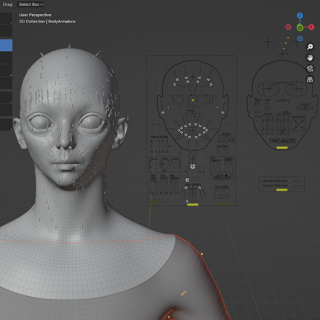 Rig custom metahuman character quickly using Blender and importing UE5 tutorial | Community tutorial