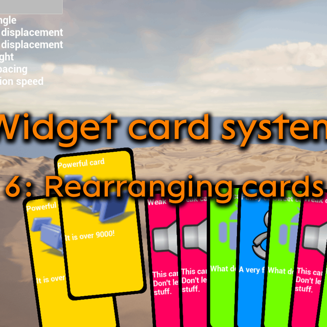 Card widget system part 6 - Rearranging cards | Community tutorial