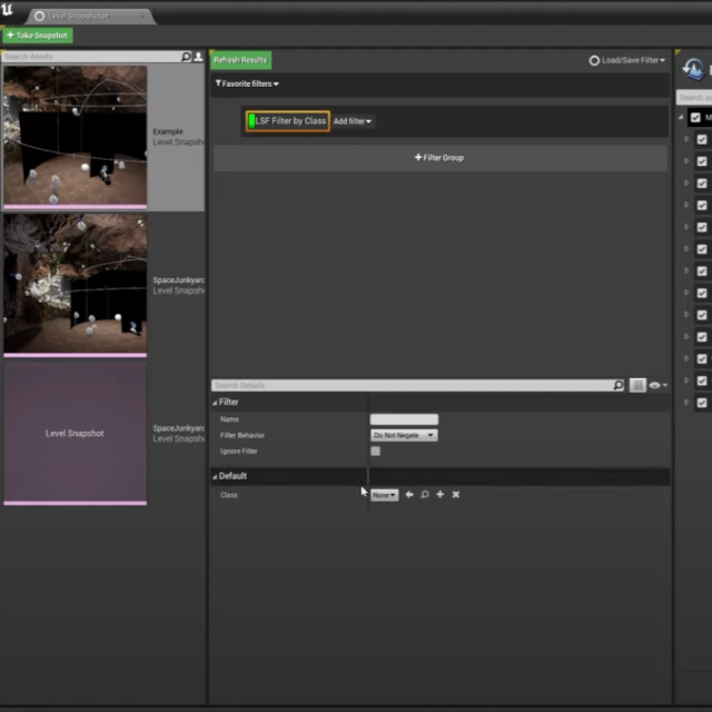 Level Snapshots | Tutorial