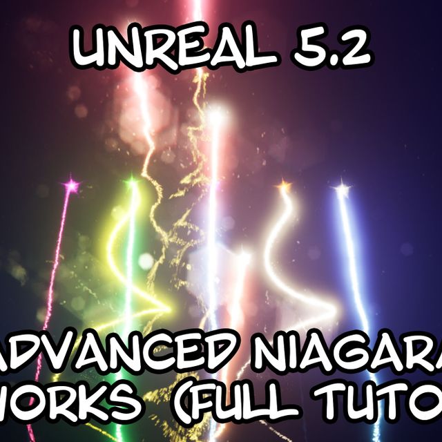 Unreal 5.3 - Advanced fireworks system using Niagara. Chapter 2: Flares ...