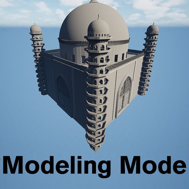 Modeling Techniques in Unreal Engine 5.6 Create Gol Gumbaz | Community tutorial