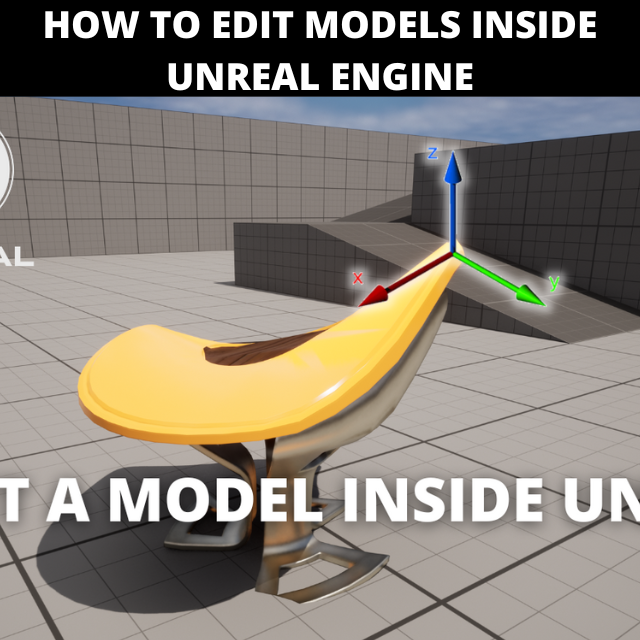 How to Modify Models inside Unreal Engine 5 | Community tutorial