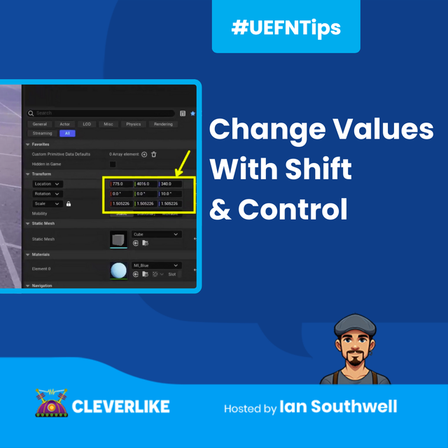 Changing Values with Shift and Control | Community tutorial