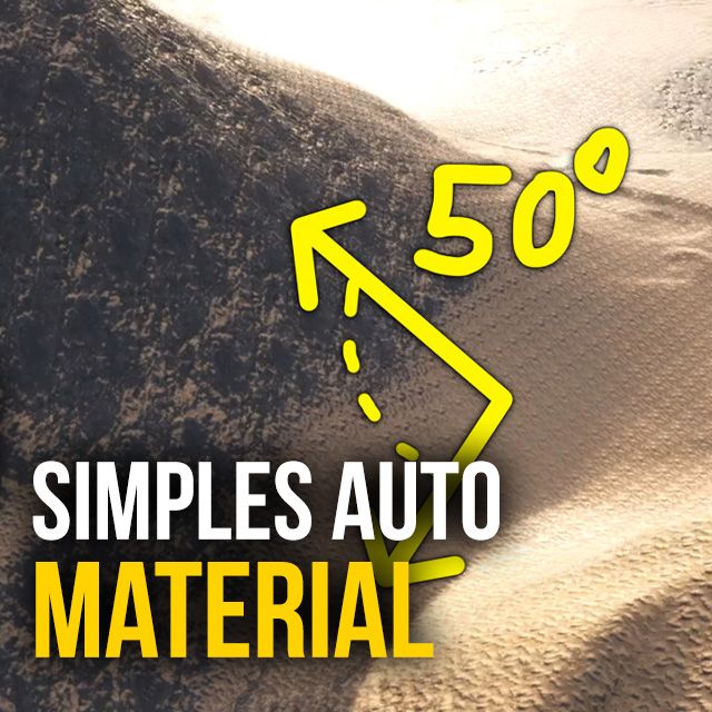 Simples Landscape Auto-Material für Hänge / Felsen | Community tutorial