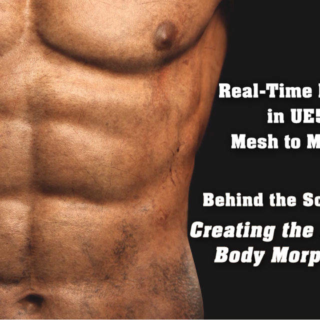 Creating a Metahuman Body Morph in Maya | Community tutorial