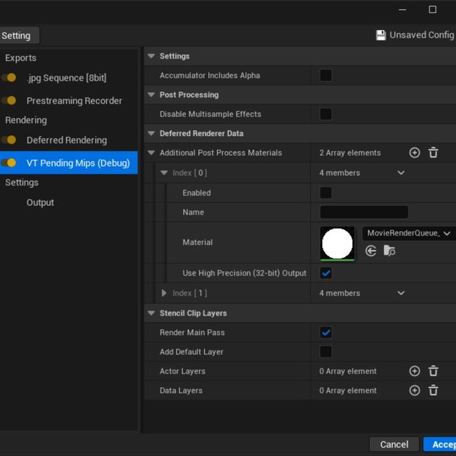 Cinematic Prestreaming Virtual Textures | Community tutorial