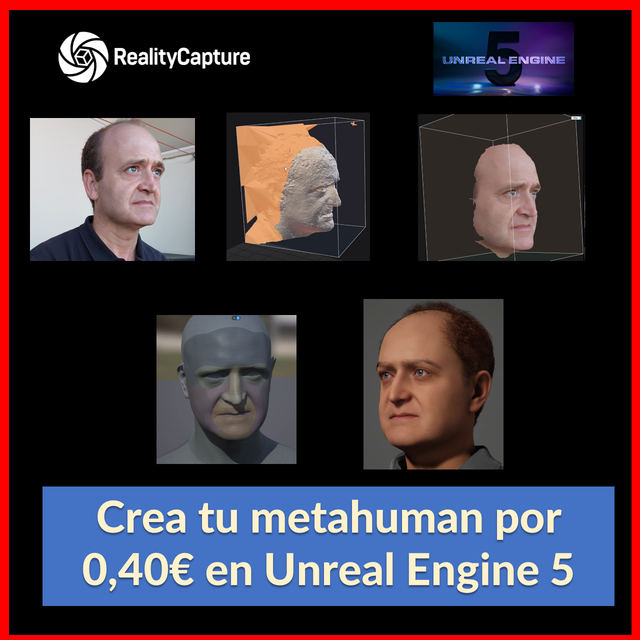 Tutorial: Crea un metahuman con tu imagen usando Capturing Reality ...