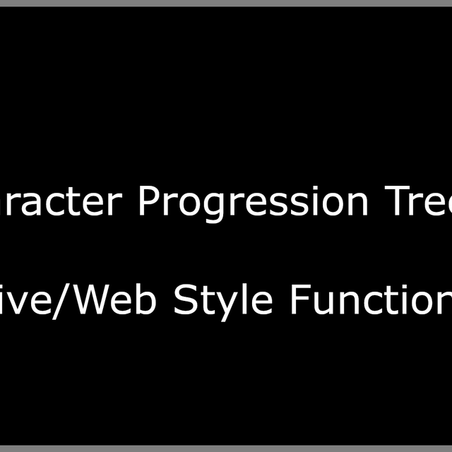 Creating Character Progression Trees - Passive/Web Style Functionality ...