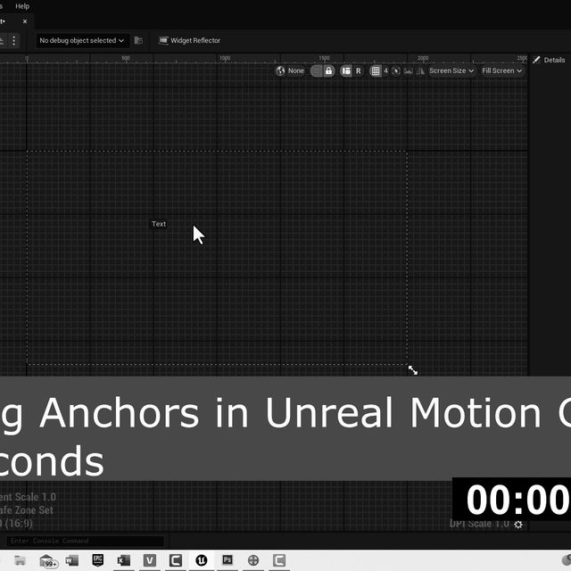 Mastering Anchors in Unreal Motion Graphics in 90 Seconds | Community tutorial