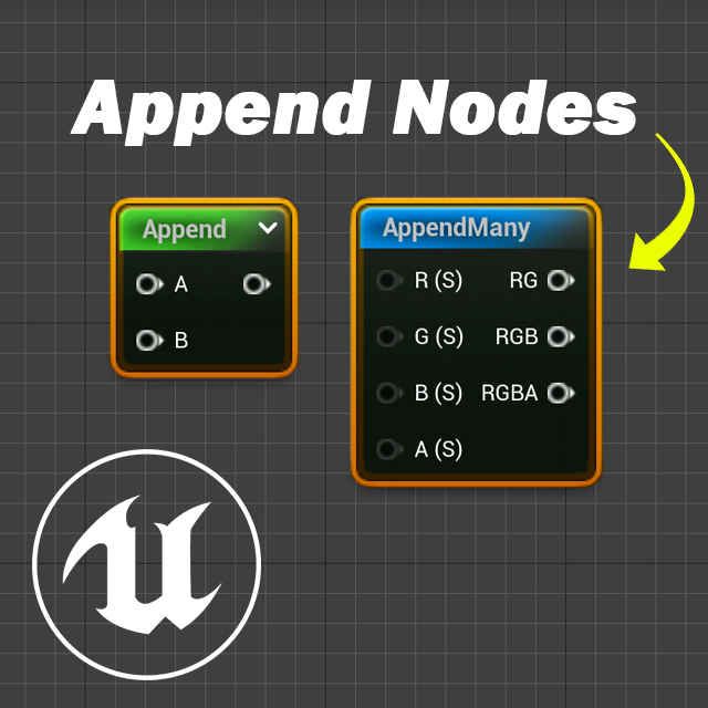 Append Nodes EXPLAINED! Unreal Engine Materials | Community tutorial