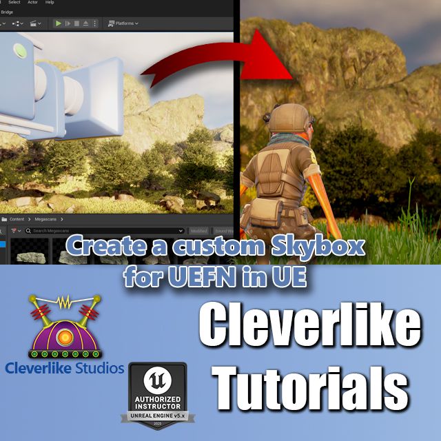 Create custom skies (sky sphere aka skybox) for UEFN in Unreal Engine | Community tutorial