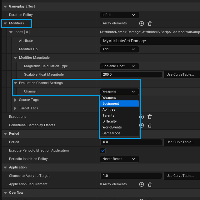 Gameplay Ability System - Modifier Evaluation Channels | Tutorial