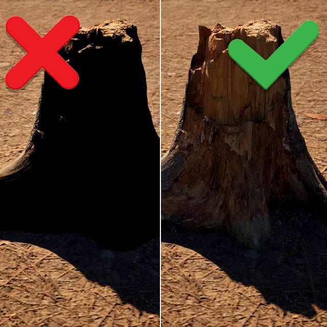 Dark Shadow on Quixel Megascans in Unreal Engine [FIXED] | Community tutorial