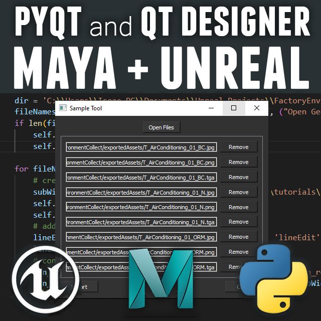 PyQt for Maya and Unreal | Community tutorial