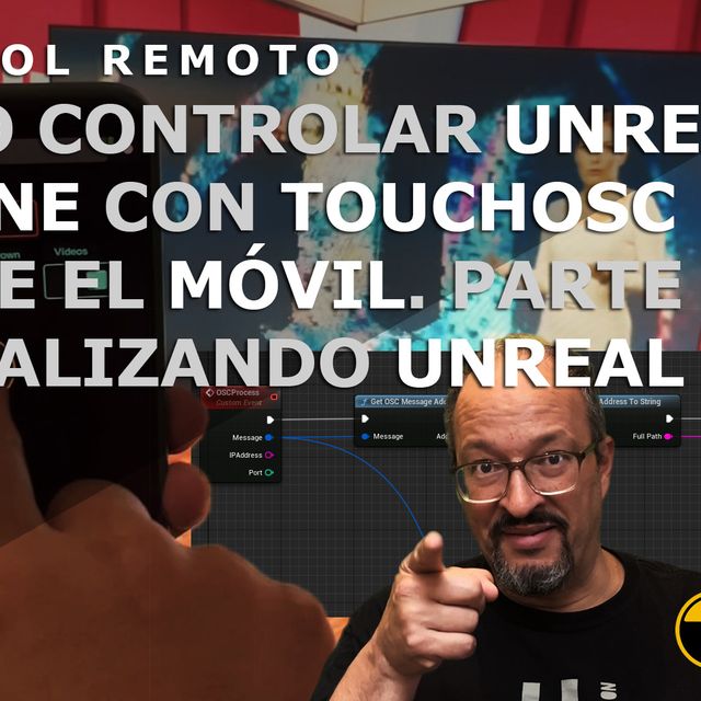 UE5 Tutorial: How to control Unreal Engine with TouchOSC and a Phone (2/2). Connection to Unreal ...