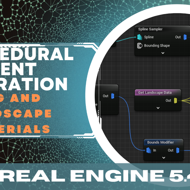 Unreal Engine 5.4 - PCG and Landscape Materials Interactions | Community tutorial