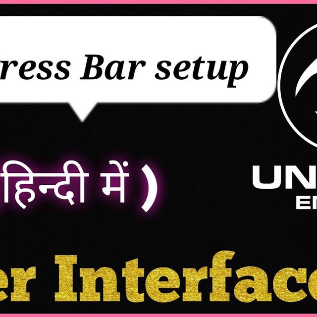 User Interface(UI/UMG)For Beginners - (हिंदी में) ProgressBar | Community tutorial