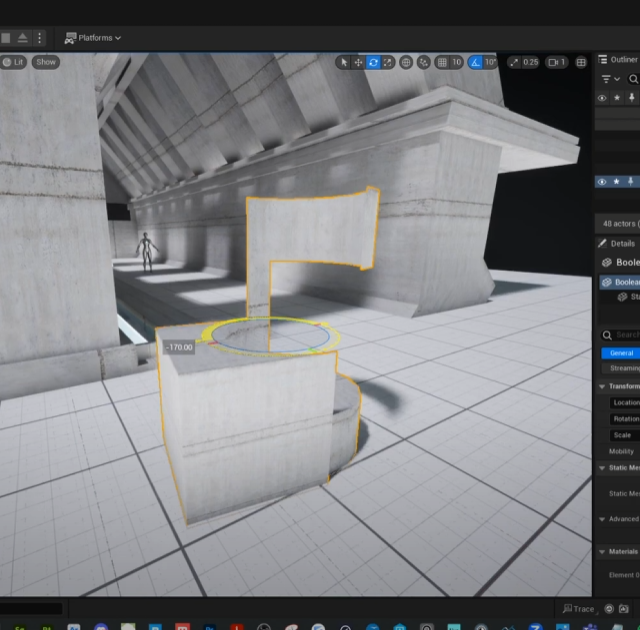 Quick overview of Boolean Modeling in UE 5 | Community tutorial